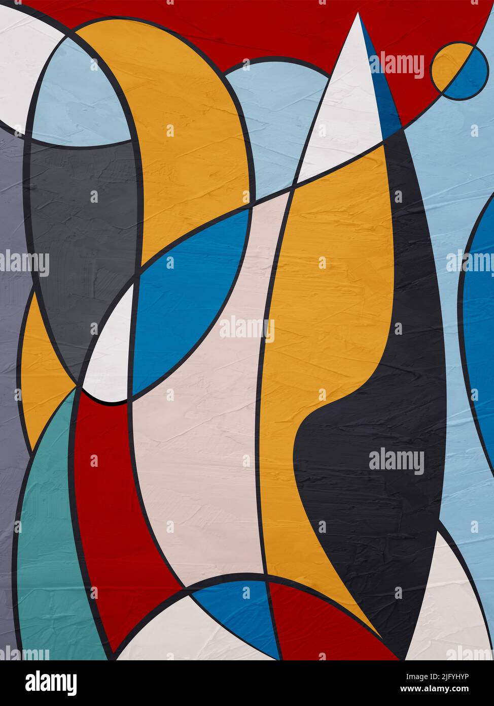 Monochromatic Abstract Art