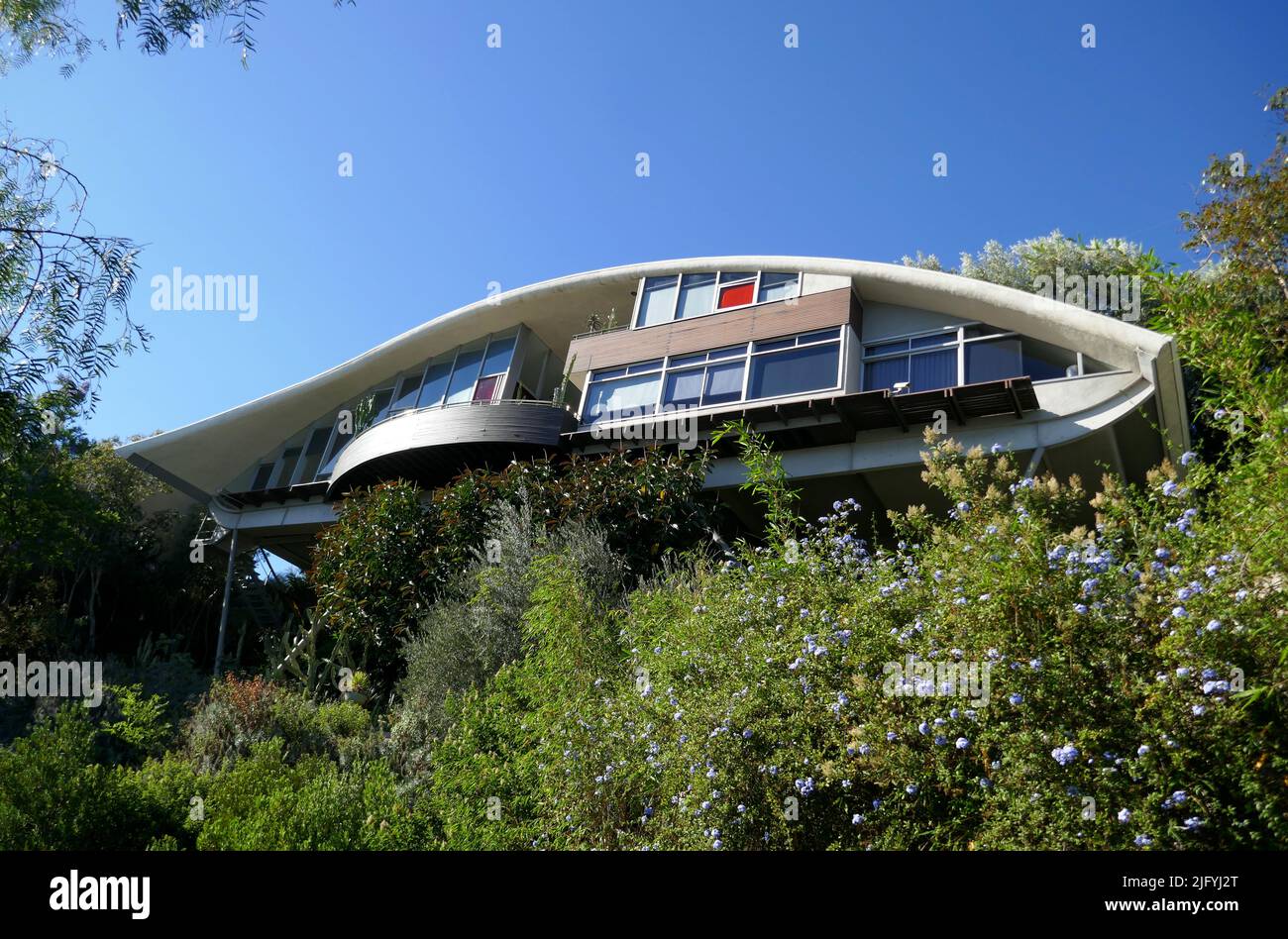 Los Angeles, California, USA 25th June 2022 John Lautner's Garcia House ...