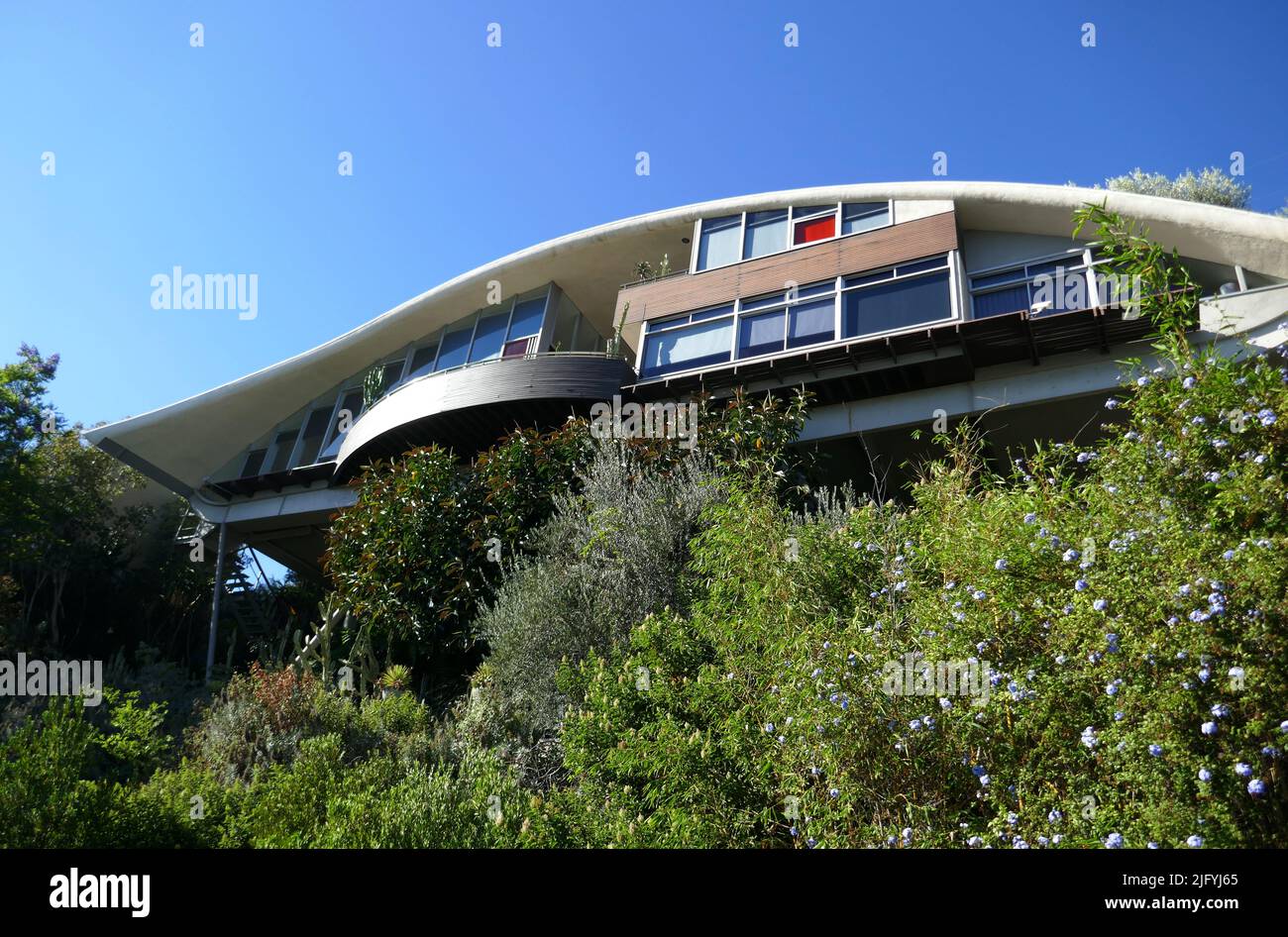 Los Angeles, California, USA 25th June 2022 John Lautner's Garcia House ...