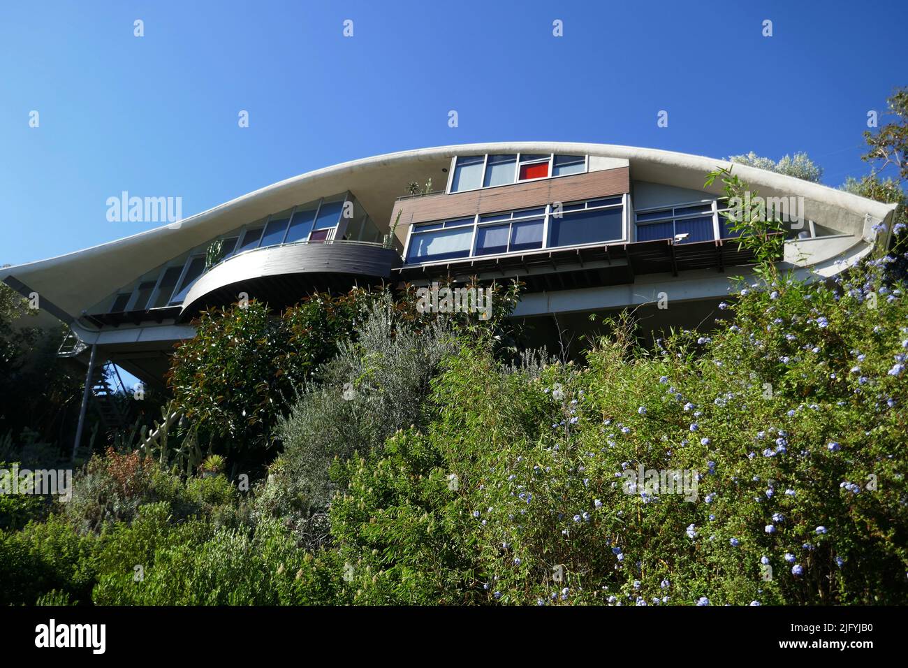 Los Angeles, California, USA 25th June 2022 John Lautner's Garcia House ...