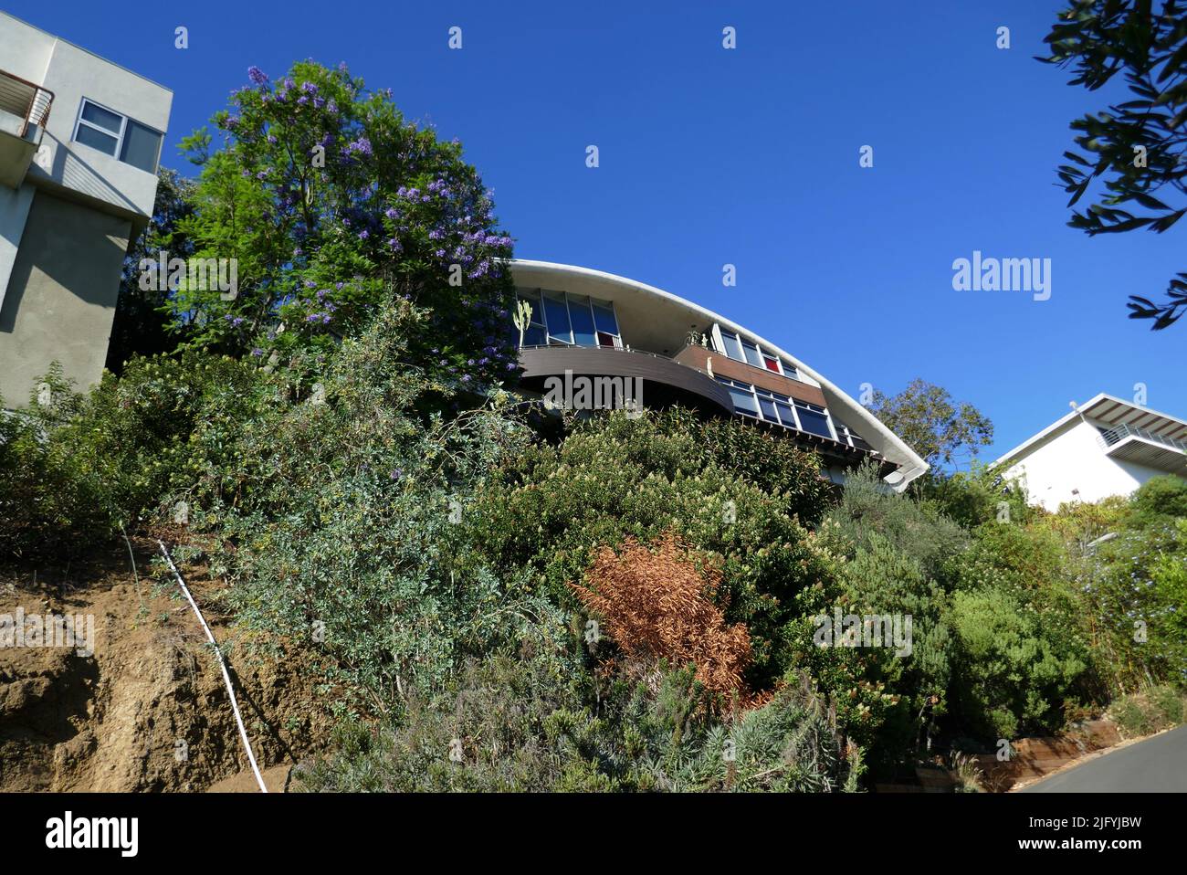 Los Angeles, California, USA 25th June 2022 John Lautner's Garcia House ...