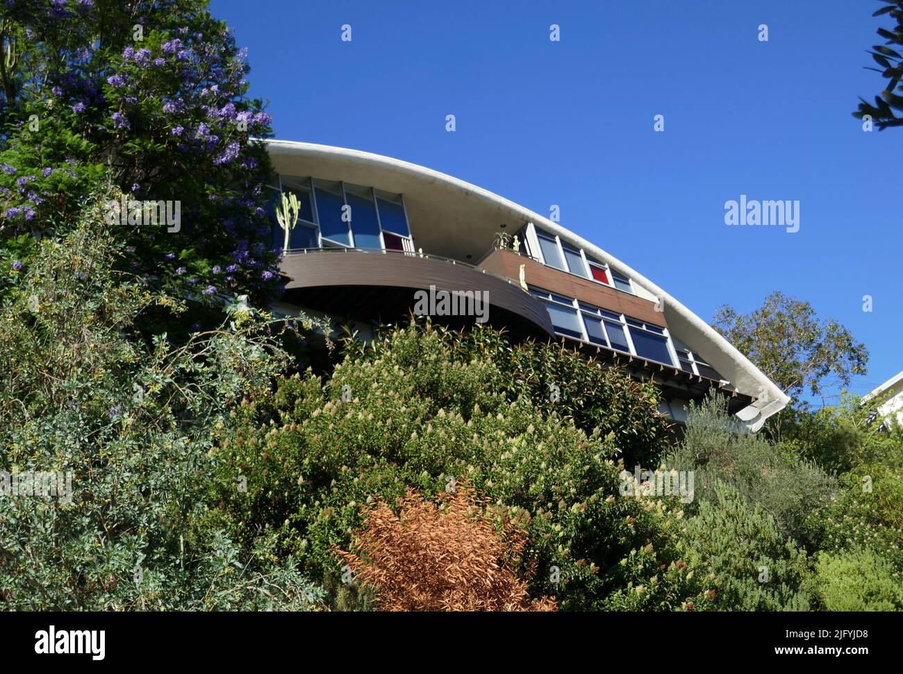Los Angeles, California, USA 25th June 2022 John Lautner's Garcia House ...