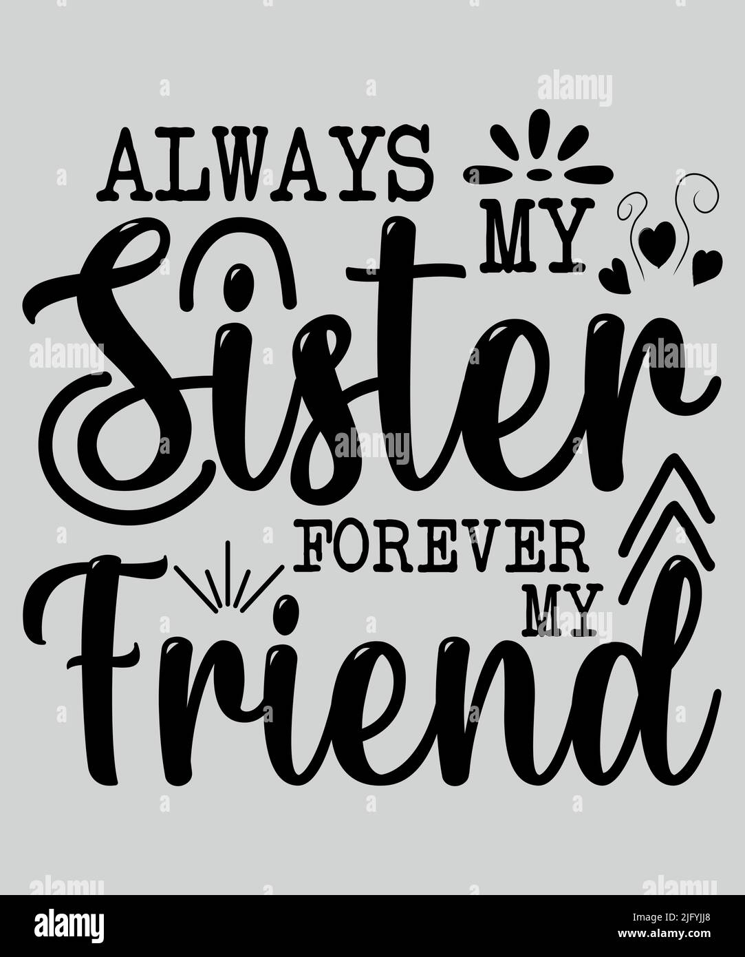 Sister with sister Stock Vector Images - Alamy