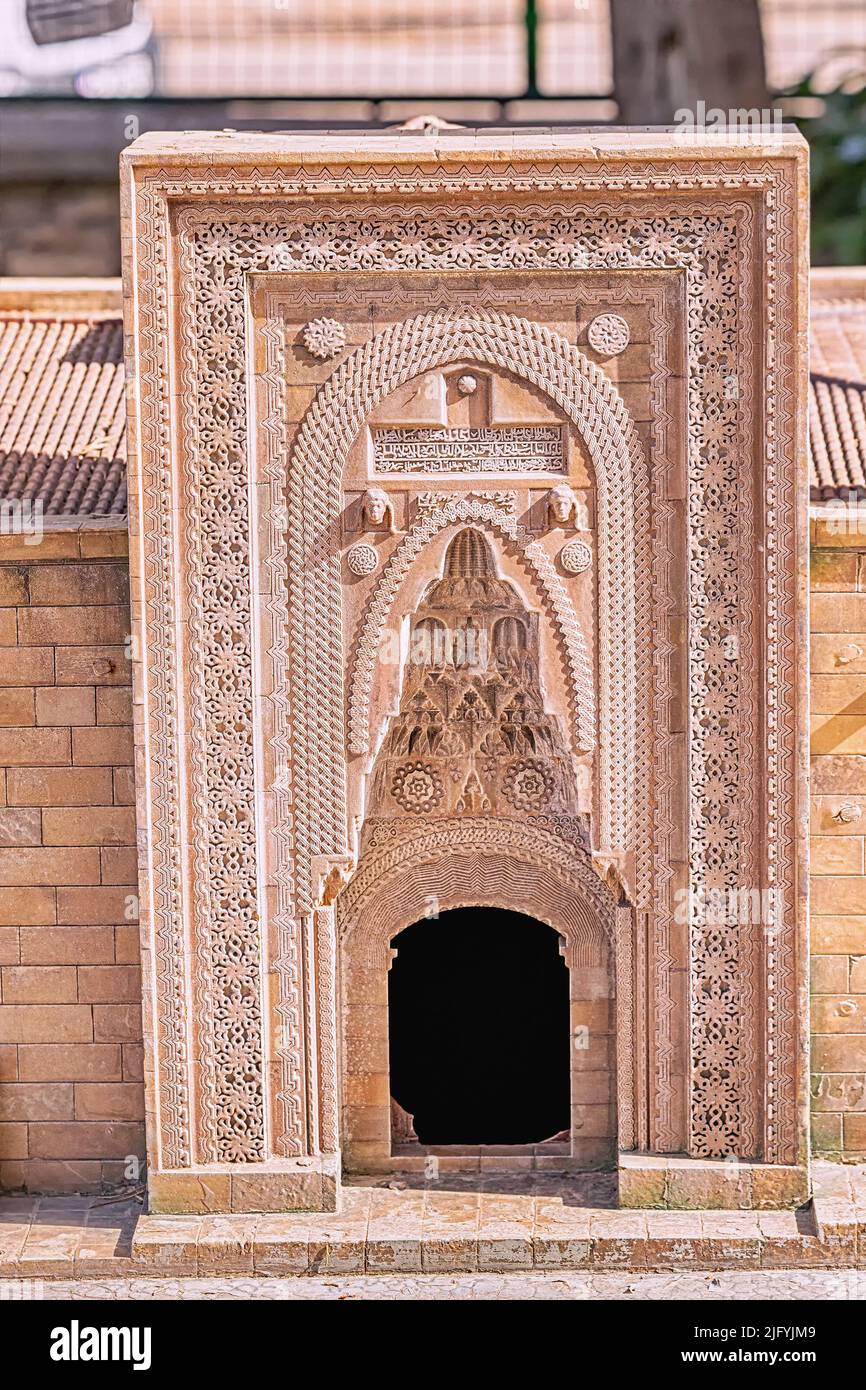 30 May 2022, Antalya, Turkey: Alaadin mosque of Nigde with magnificent ...