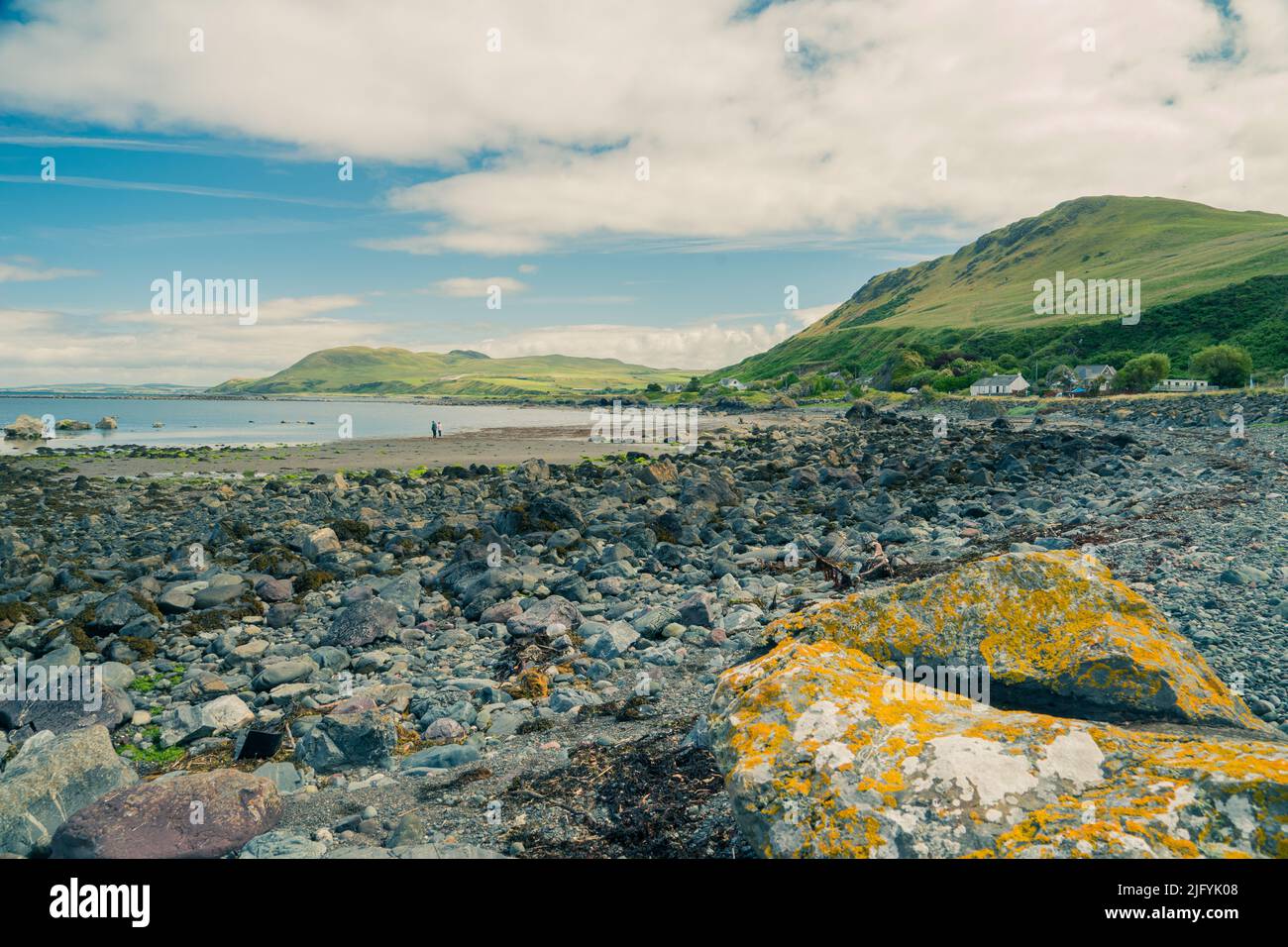 Beach near Lendalfoot, Ayrshire, Scotland Stock Photo - Alamy