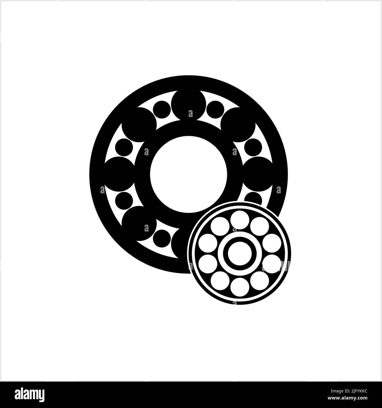 Bearing Icon, Ball Bearing Icon Vector Art Illustration Stock Vector ...