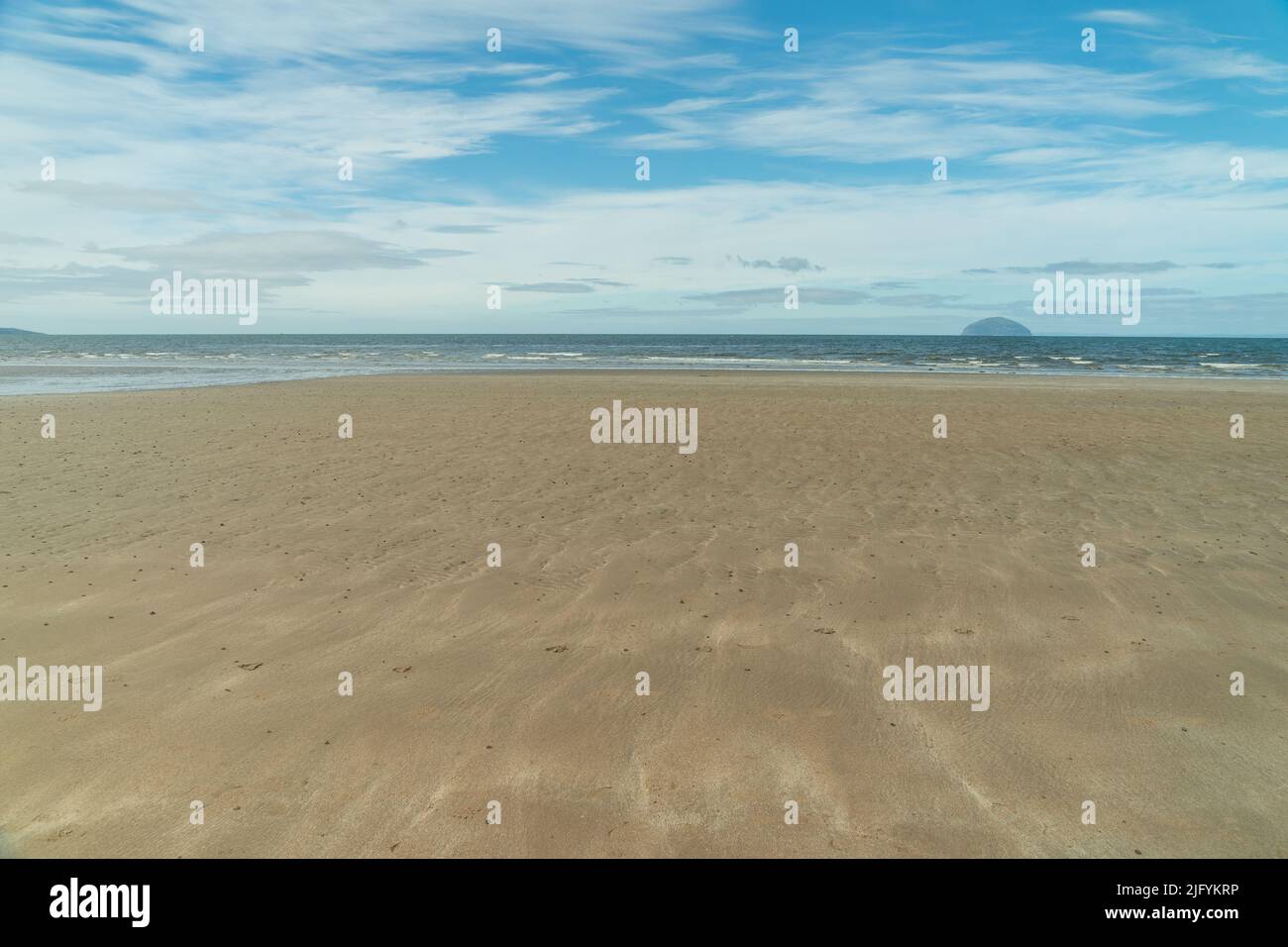 Beach At Girvan, Ayrshire, Scotland Stock Photo - Alamy