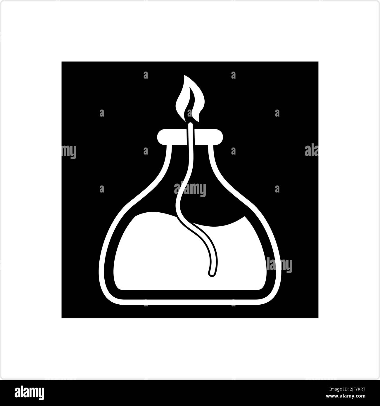 Bunsen Burner Icon,Laboratory Burner, Vector Art Illustration Stock ...