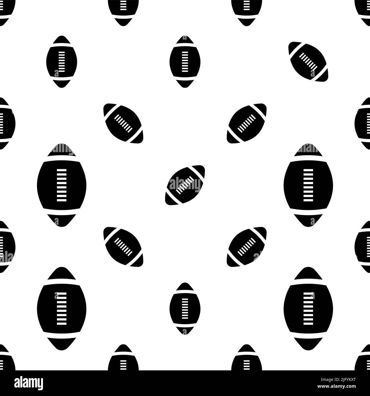 American Football Icon Seamless Pattern, Soccer Ball Seamless Pattern ...