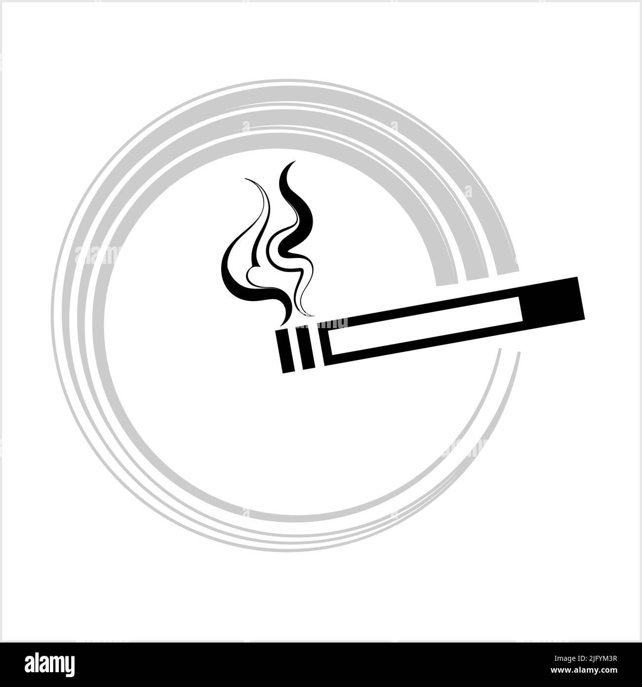 Cigarette Icon, Cigarette Vector Art Illustration Stock Vector Image ...