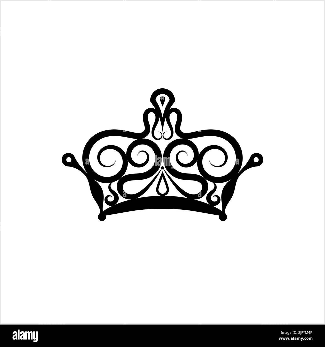 Crown Icon, Crown Vector Art Illustration Stock Vector Image & Art - Alamy