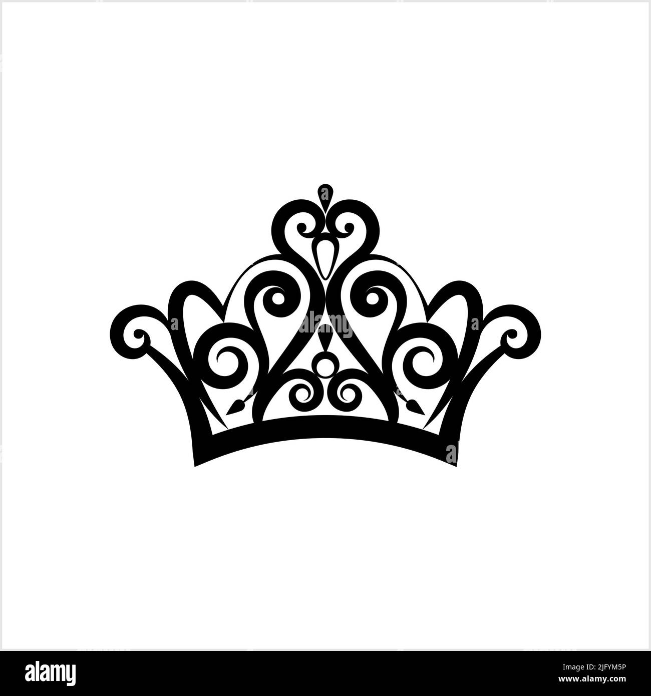 Crown Icon, Crown Vector Art Illustration Stock Vector Image & Art - Alamy