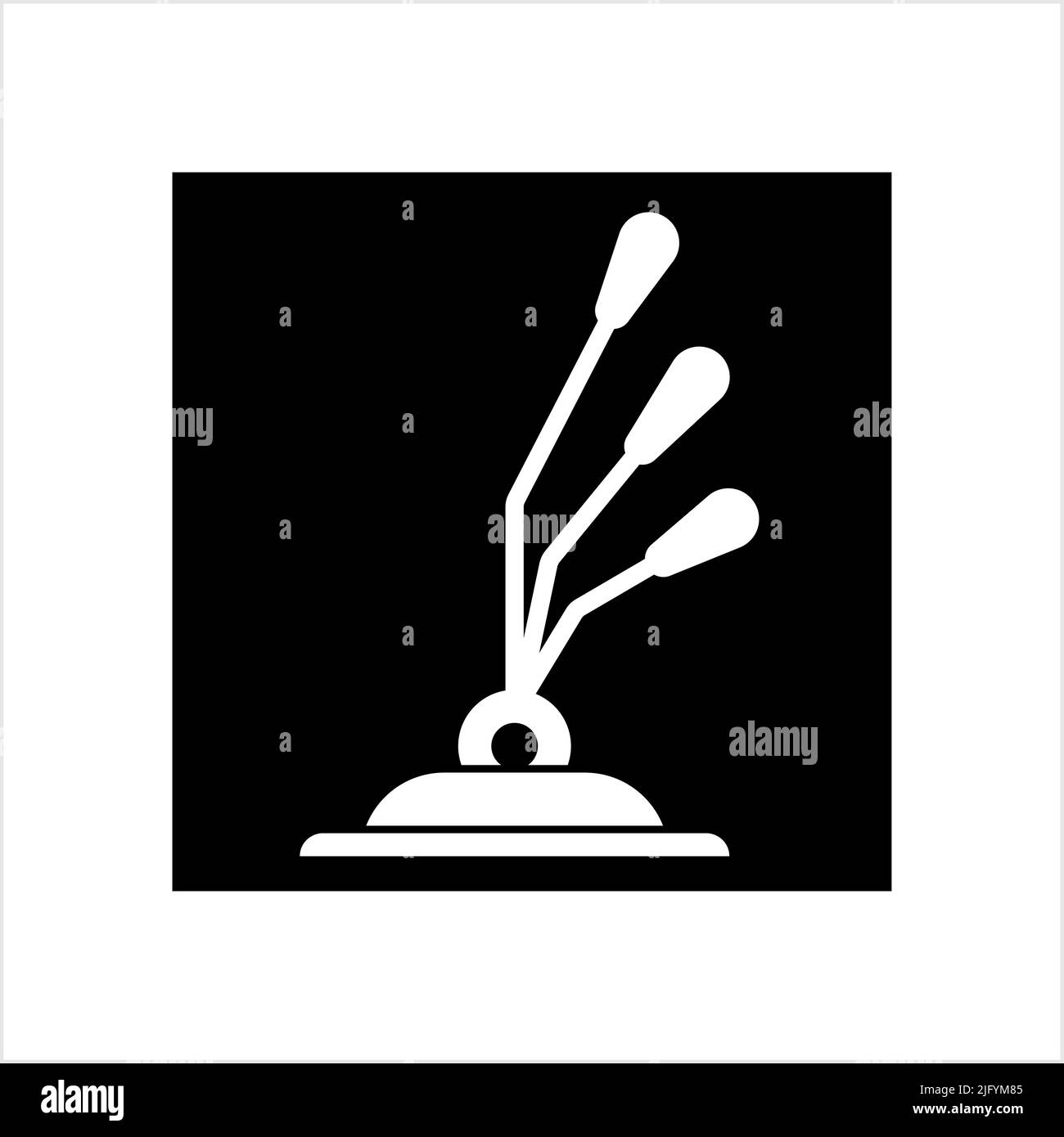 Lever Icon, Arm Lever Icon Vector Art Illustration Stock Vector Image ...