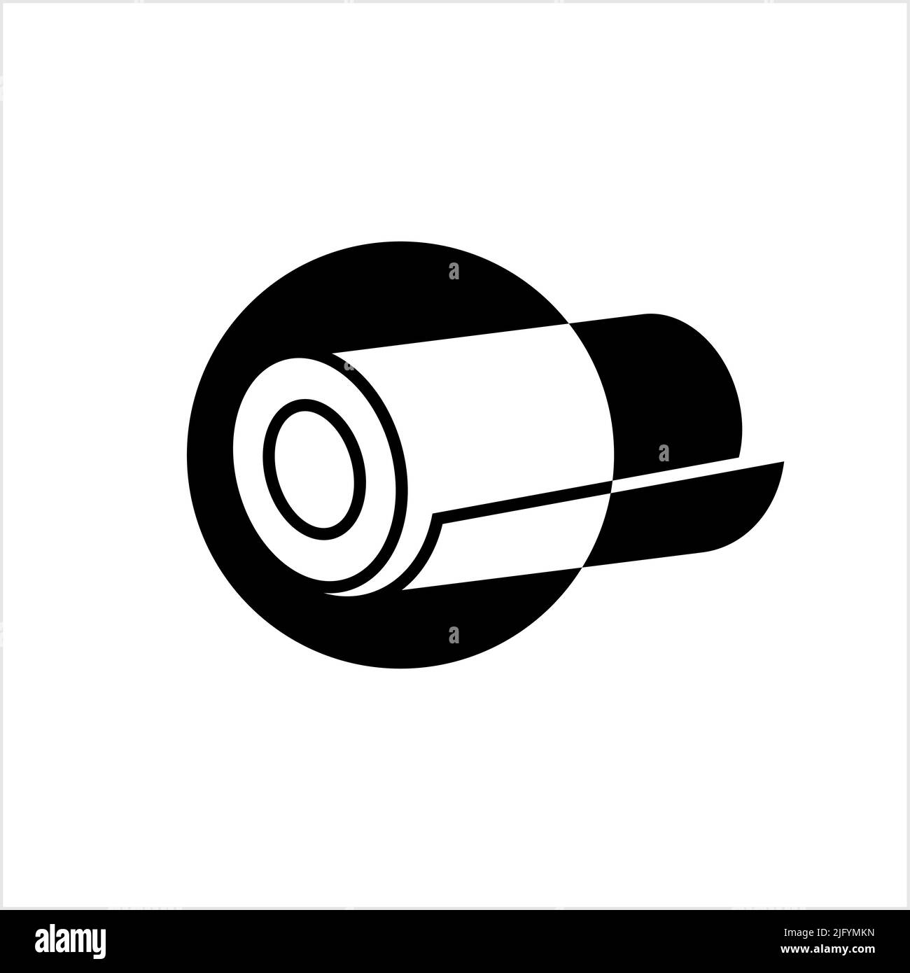 Roll Icon, Mat, Rug, Carpet Or Paper Roll Icon Of Anything Vector Art ...