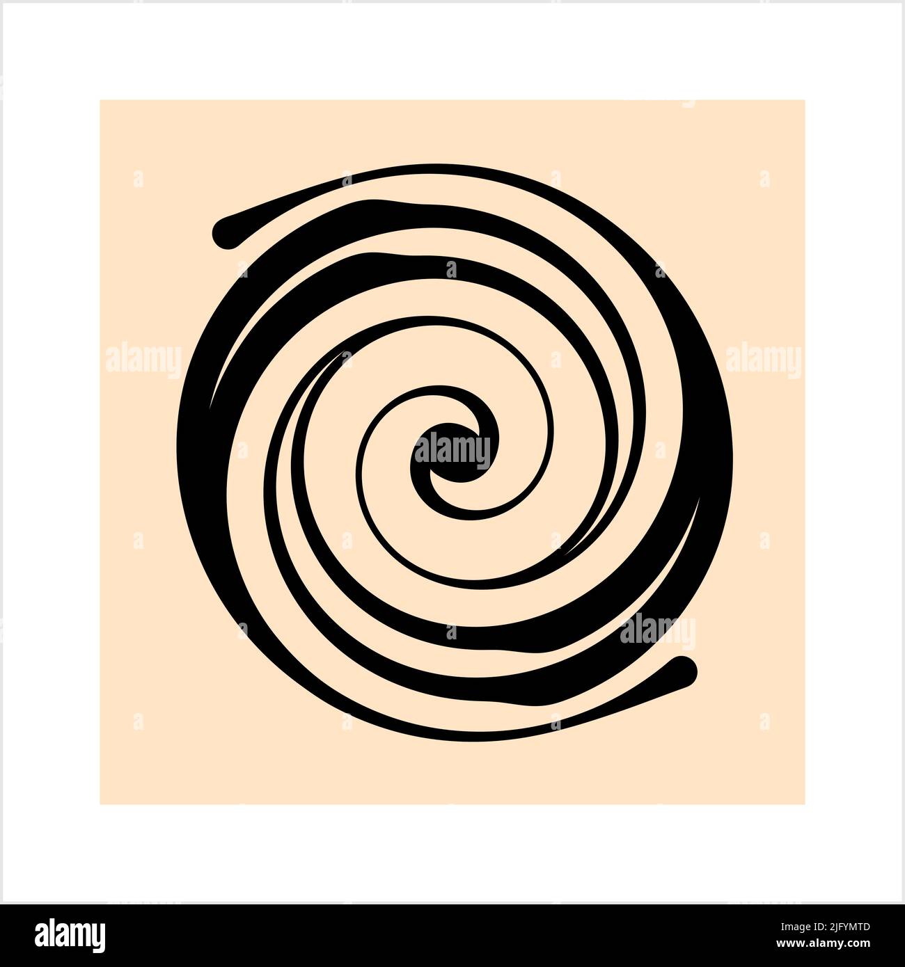 Spiral Design, Spiral Vector Art Illustration Stock Vector Image & Art ...