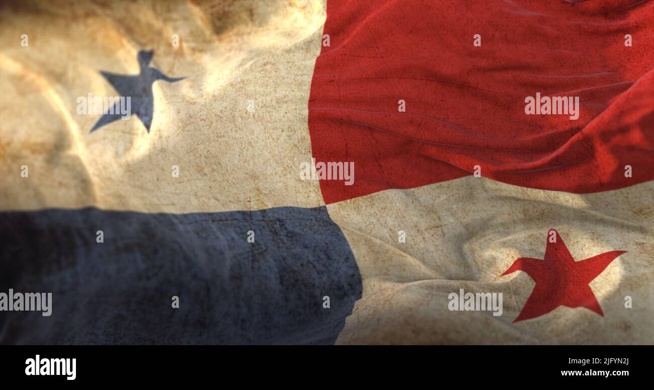 Panama flag pole hi-res stock photography and images - Alamy