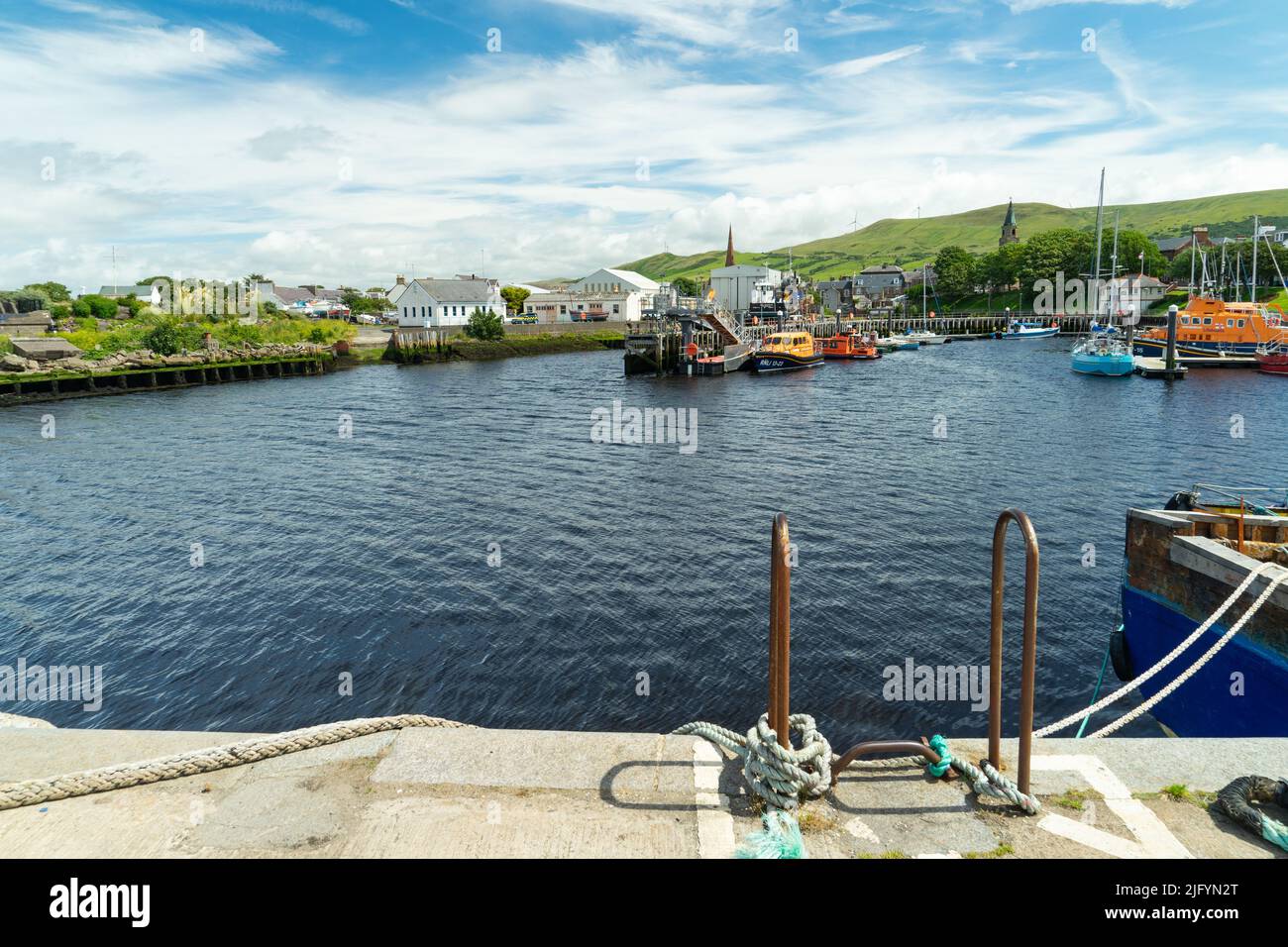 Harbour at Girvan, Scotland Stock Photo - Alamy