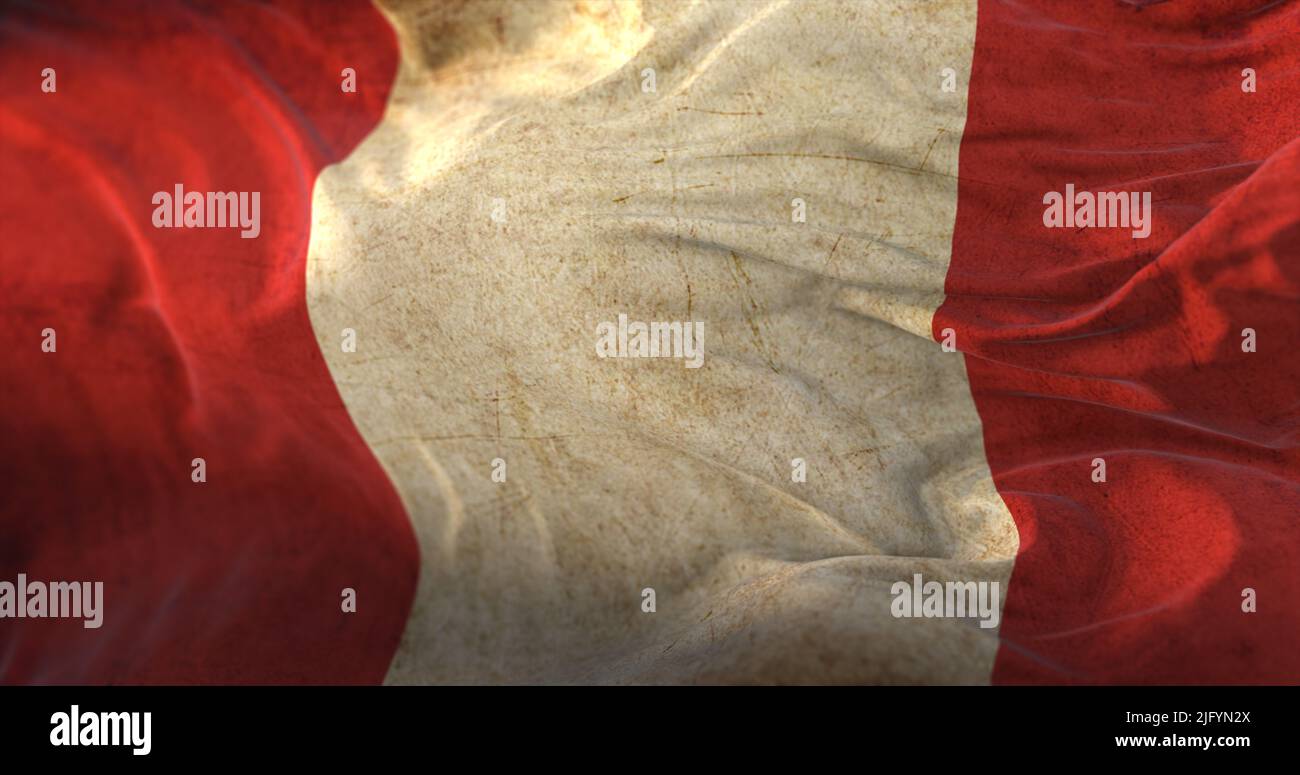 Perú flag waving hi-res stock photography and images - Alamy