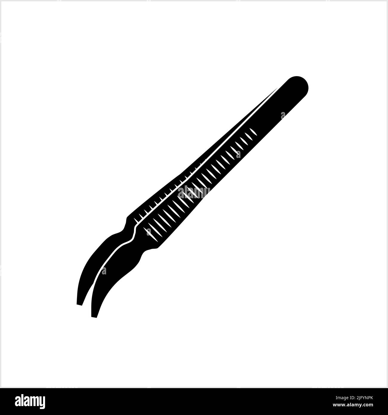 Tweezers Icon, Design Vector Art Illustration Stock Vector Image & Art ...