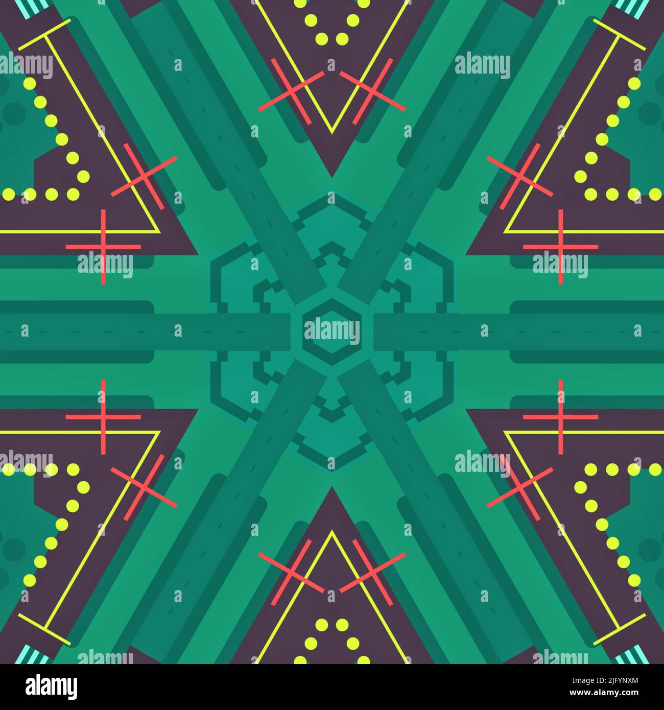 Abstract Computer generated Fractal design. A fractal is a never-ending ...