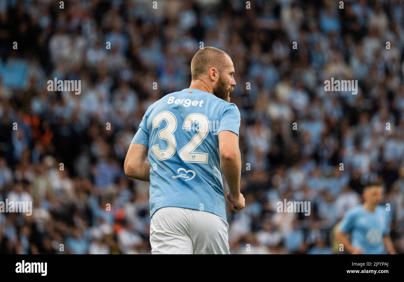 Malmoe, Sweden. 05th July, 2022. Jo Inge Berget (32) of Malmö FF seen ...