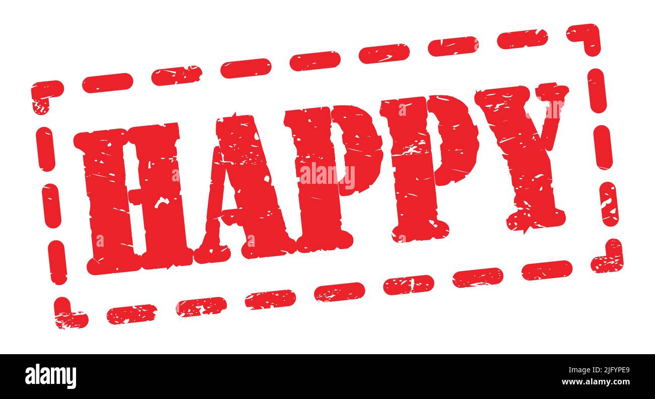 Sign written on happy Cut Out Stock Images & Pictures - Alamy