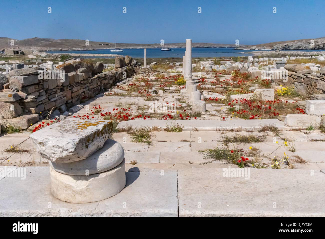 Delos island,Cyclades ,Greece Stock Photo - Alamy