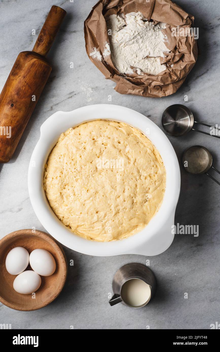 Raised dough hi-res stock photography and images - Alamy