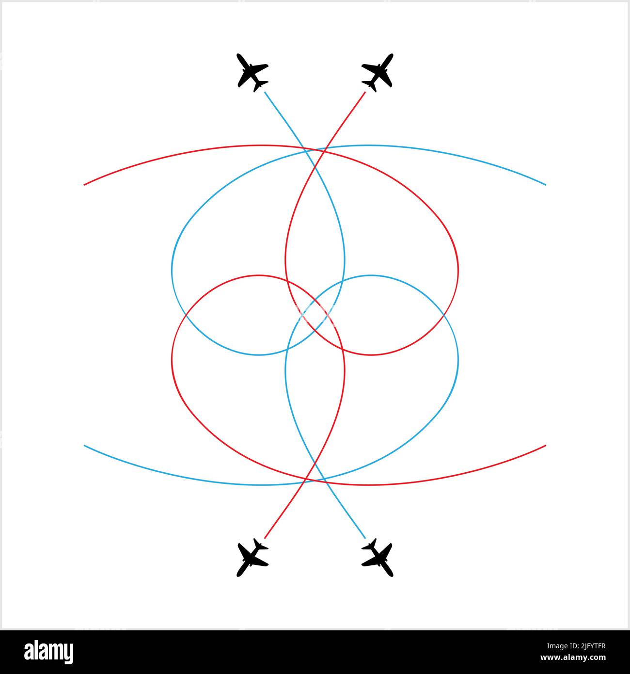 Airplane Flying Formation, Air Show Display, The Disciplined Flight ...
