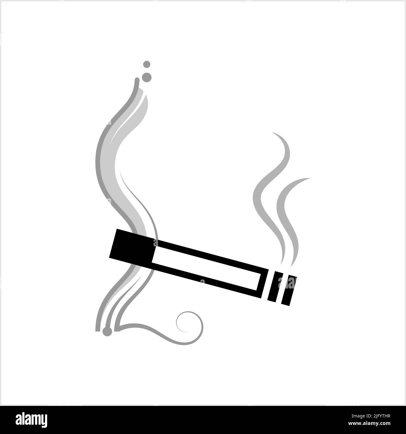 Cigarette Icon, Cigarette Vector Art Illustration Stock Vector Image ...