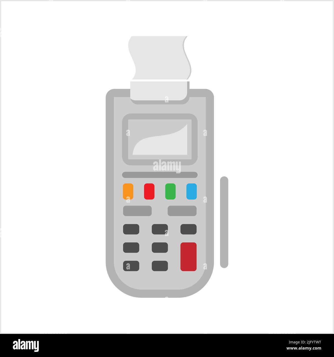 Pos Terminal Icon Vector Art Illustration Stock Vector Image & Art - Alamy