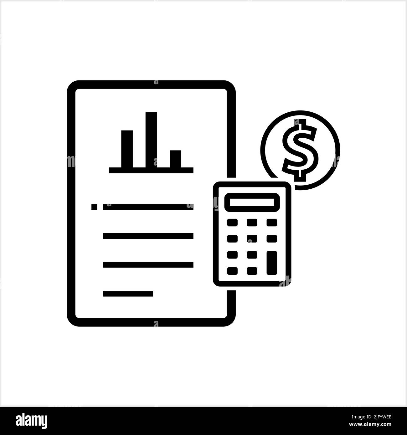 Bookkeeping Icon, Accounting Icon, Business Icon Vector Art ... Bookkeeping Icon, Accounting Icon, Business Icon Vector Art ...