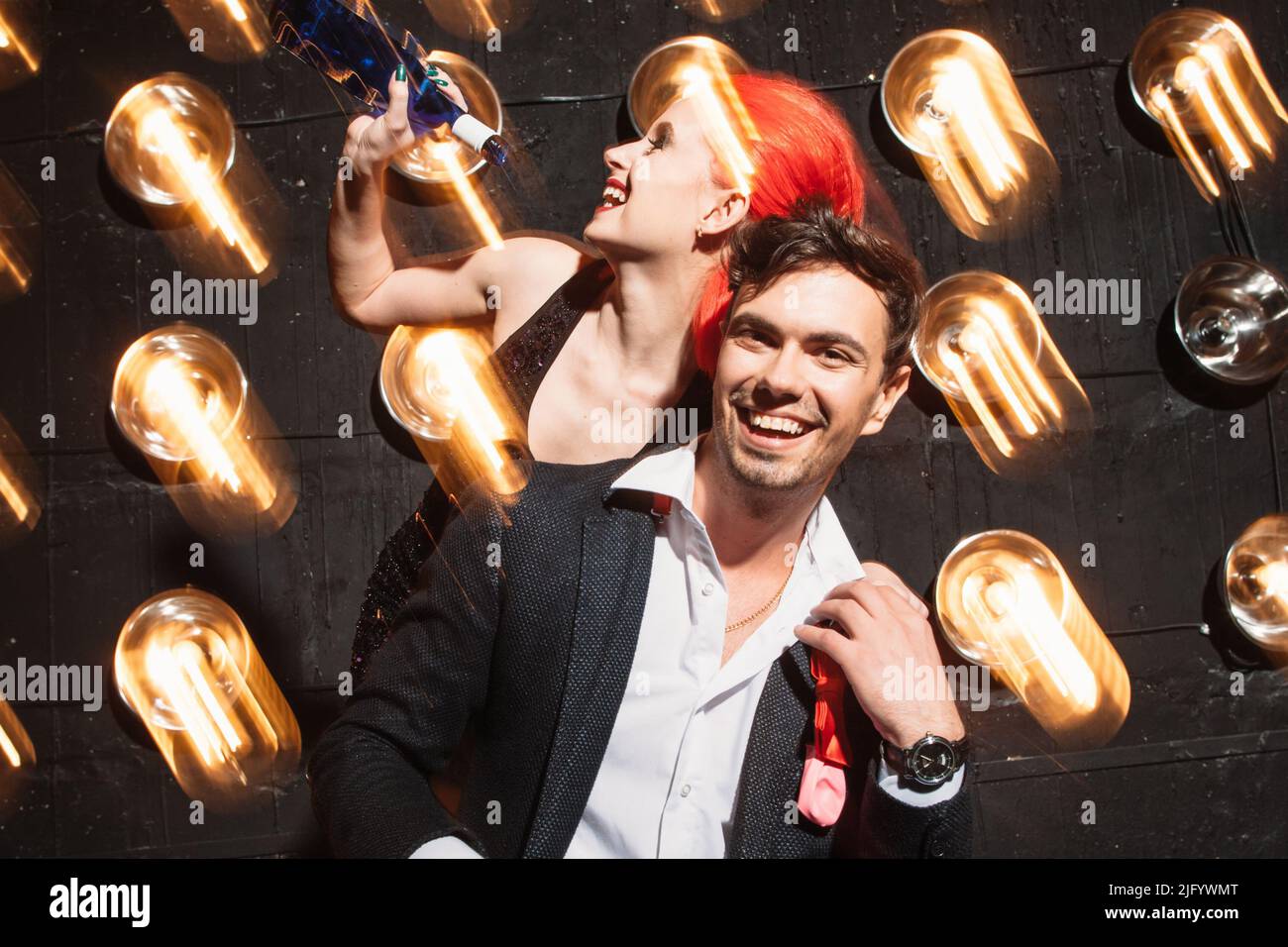 Happy drunk person hi-res stock photography and images - Alamy