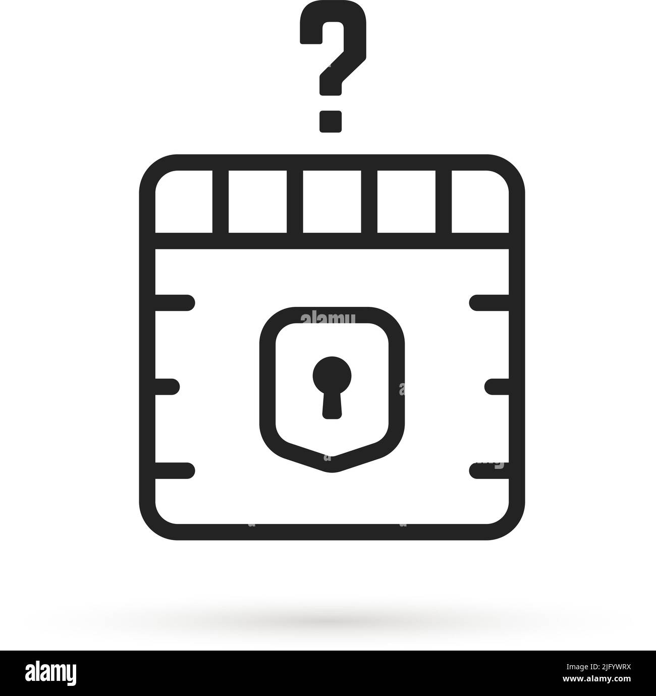 Closed box question mark hi-res stock photography and images - Alamy