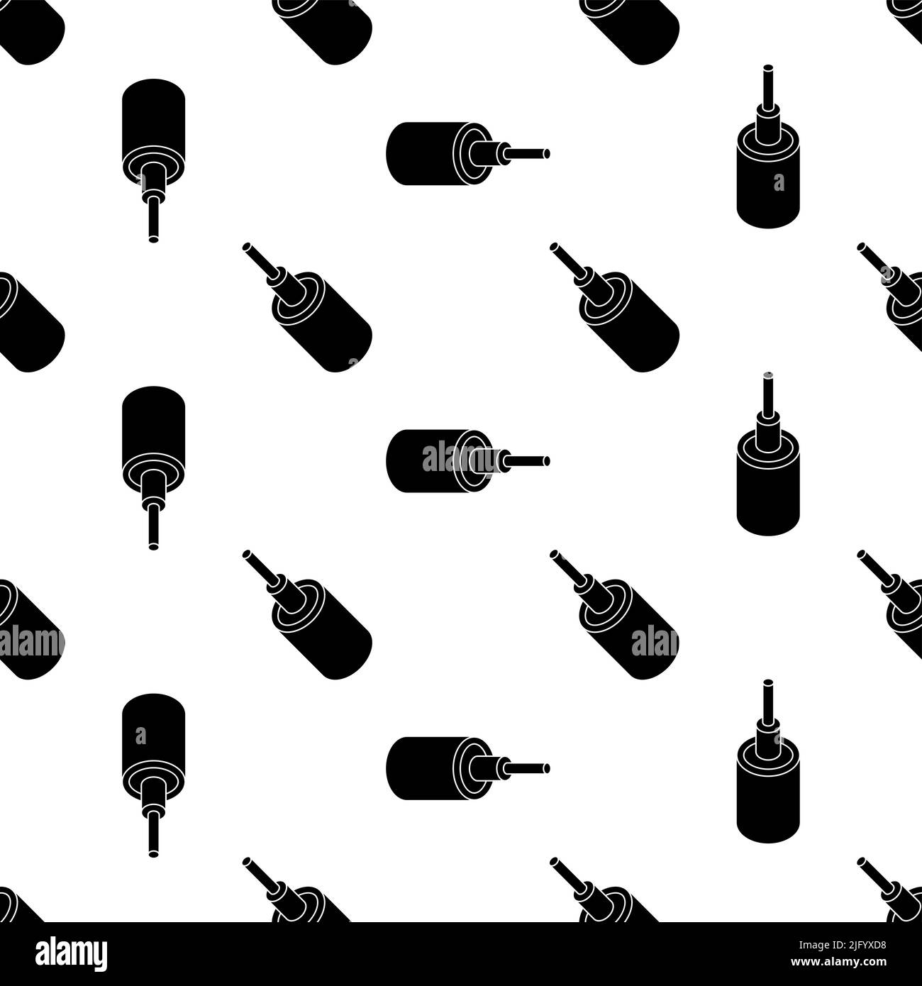 Optical Fiber Icon Seamless Pattern, Higher Bandwidth, Data Cable ...