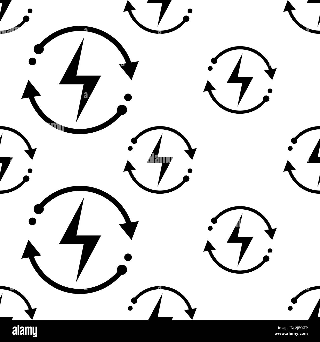 Renewable Energy Icon Seamless Pattern. Green Clean Energy Vector Art ...