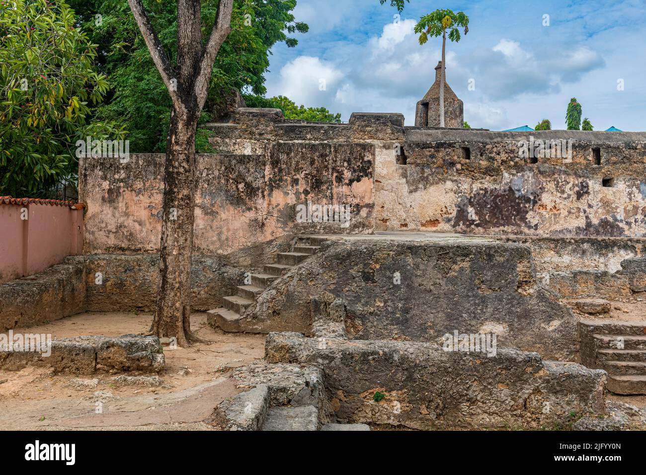 Fort Jesus, UNESCO World Heritage Site, Mombasa, Indian Ocean, Kenya ...