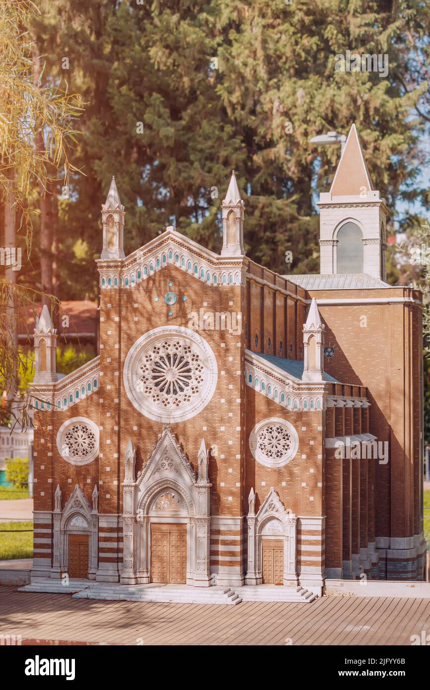 30 May 2022, Antalya, Turkey: Sent Antuan Catholic Church with ...