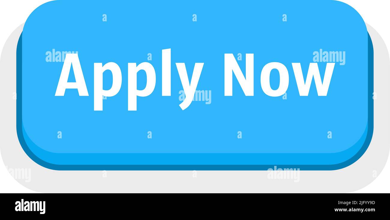 apply now blue cartoon button Stock Vector Image & Art - Alamy