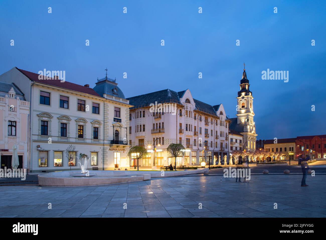 Historical buildings in Oradea, Romania, Europe Stock Photo - Alamy