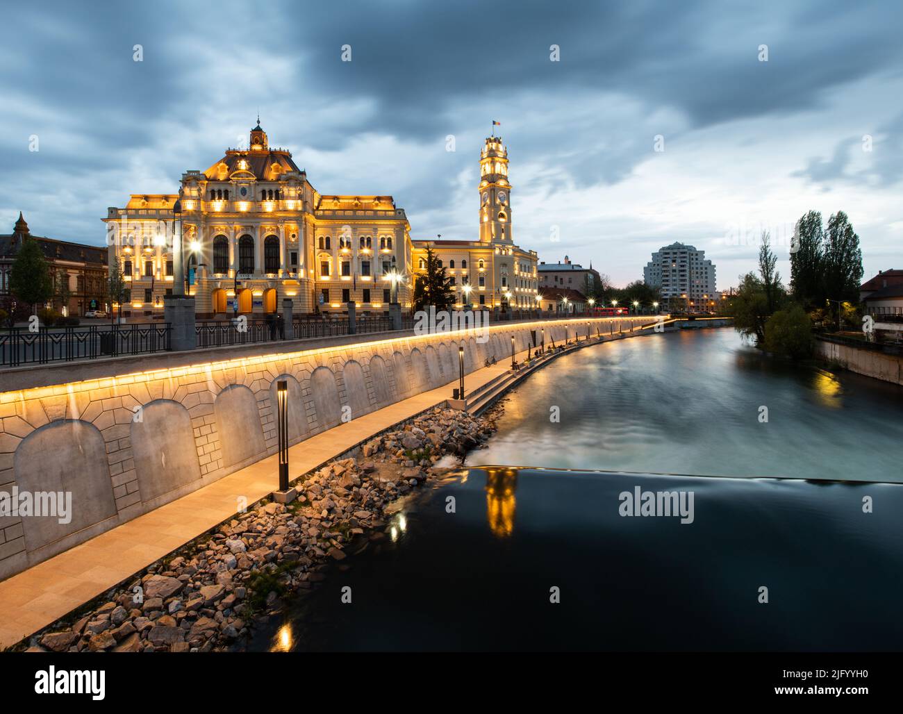 Historical buildings in Oradea, Romania, Europe Stock Photo - Alamy
