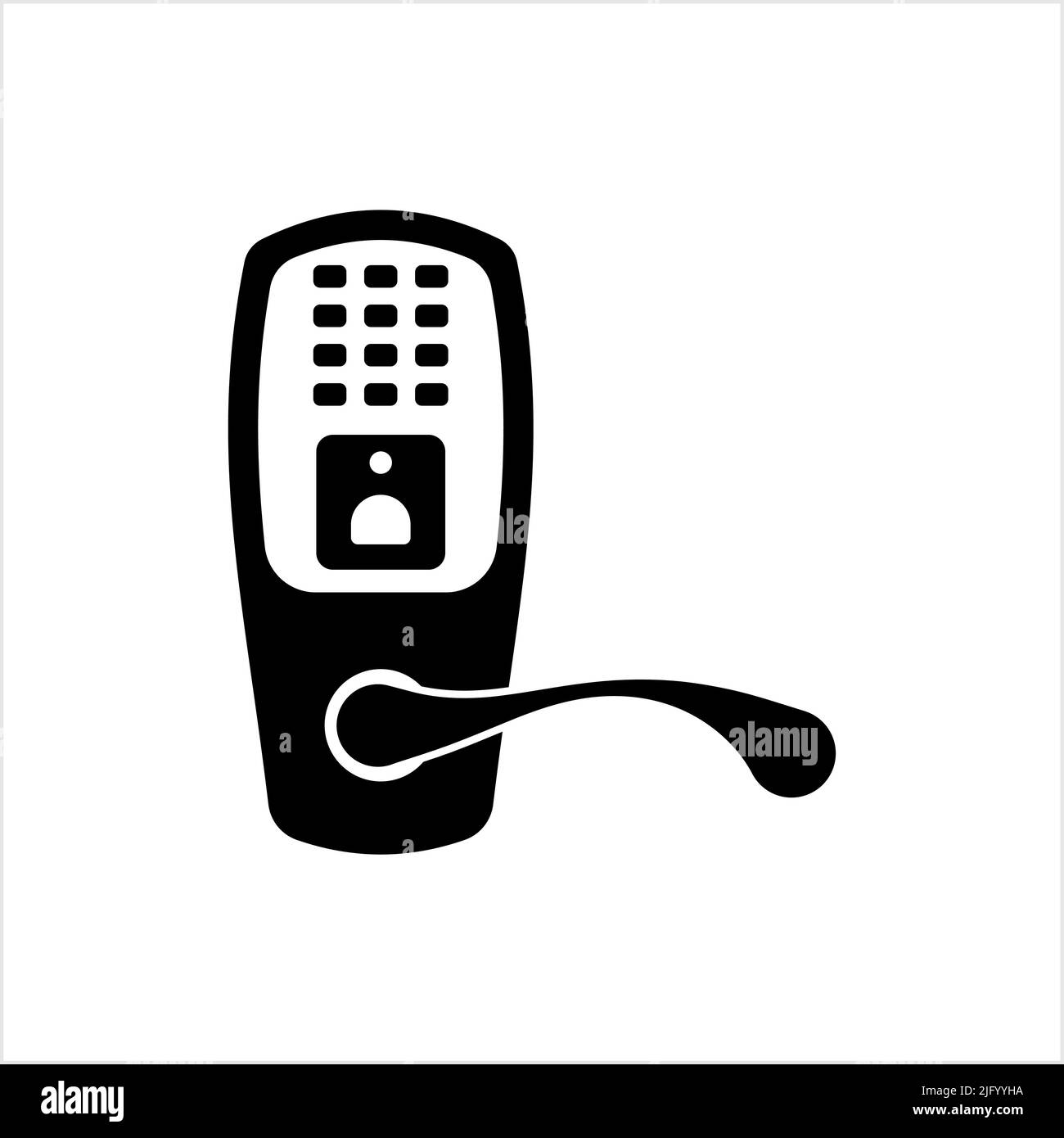 Smart Door Lock Icon, Smart Key Pad Security Door Lock Vector Art ... Smart Door Lock Icon, Smart Key Pad Security Door Lock Vector Art ...