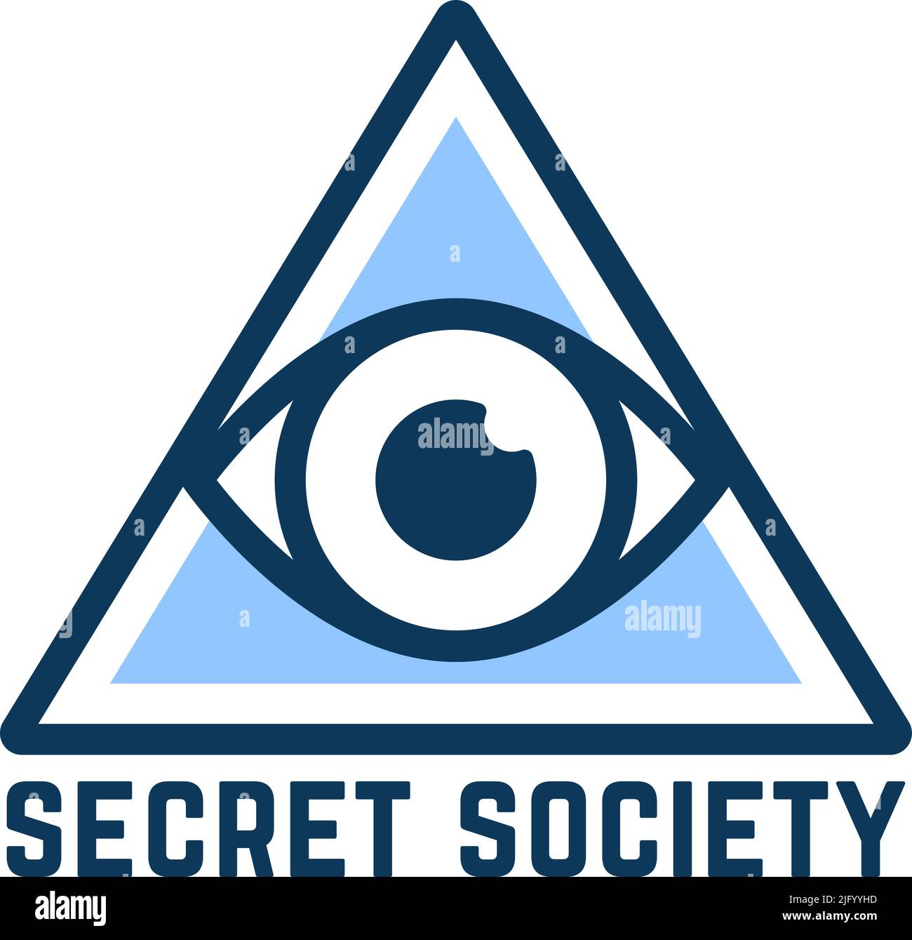 simple blue secret society logo Stock Vector Image & Art - Alamy