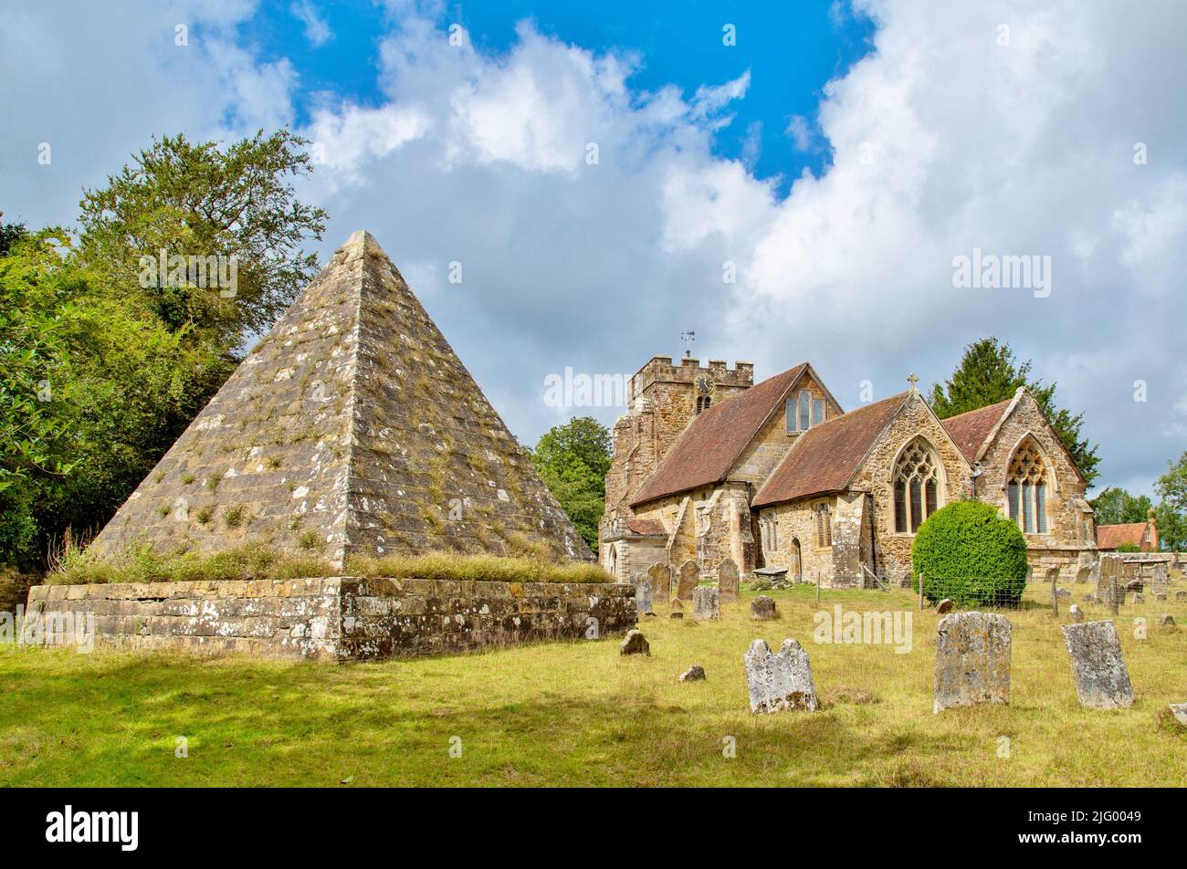 The 19th century pyramid under which the former local MP Mad Jack ...