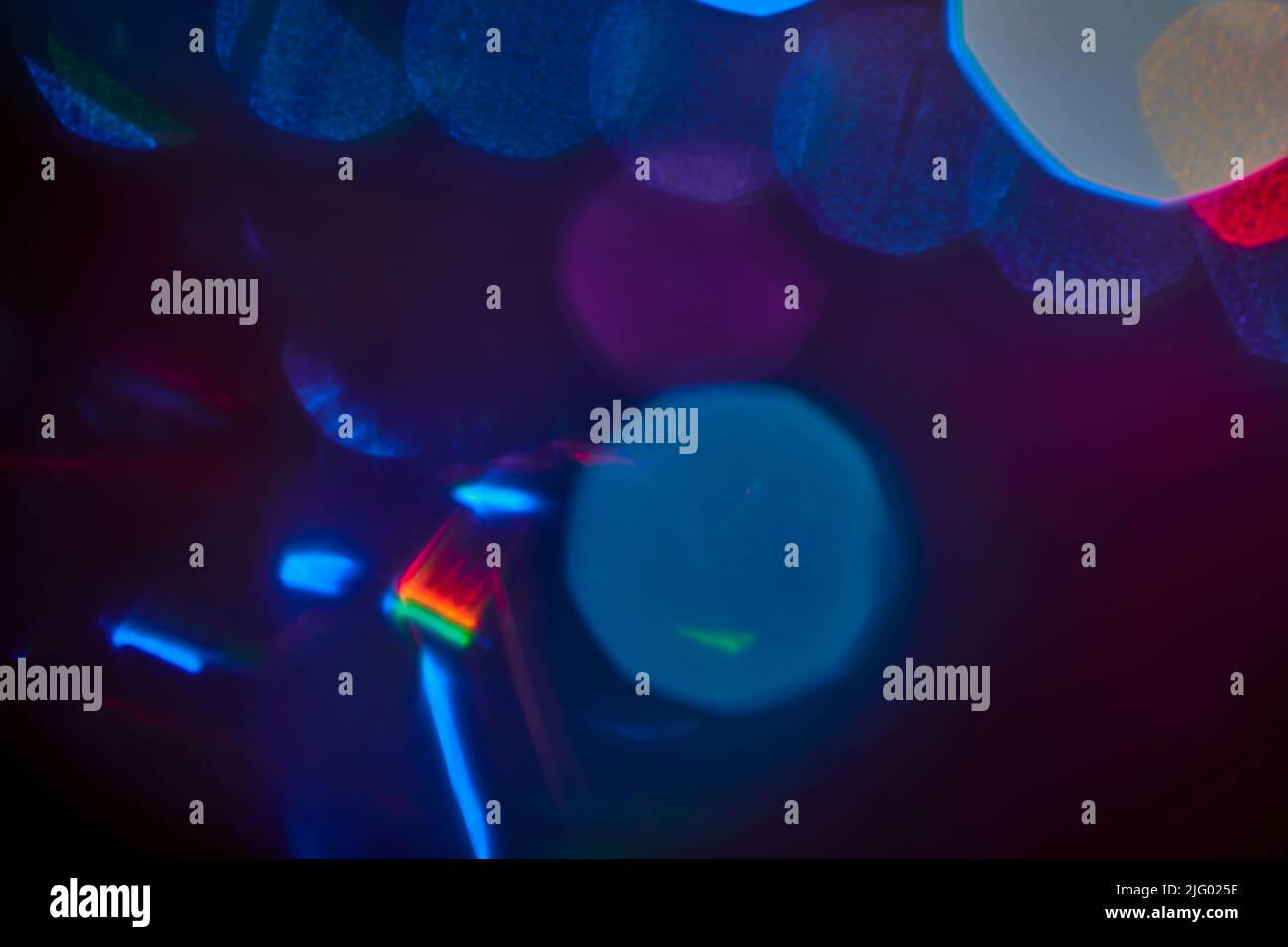 Colorful color light spot, large aperture blur bokeh Stock Photo - Alamy