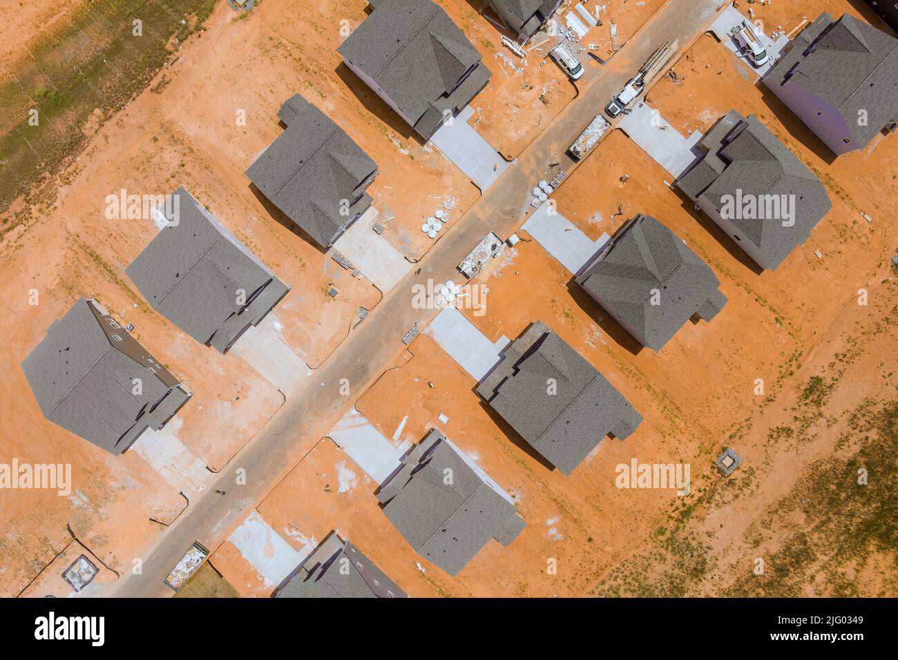 Overview roof construction hi-res stock photography and images - Alamy