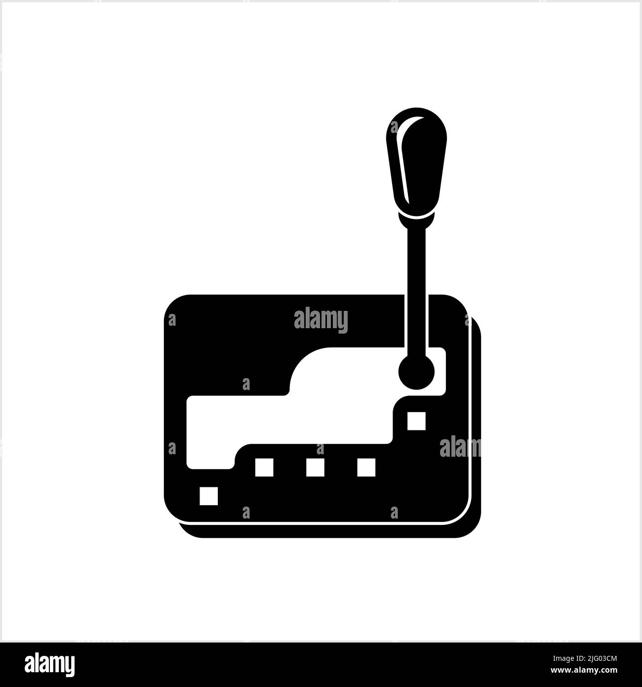 Automatic Gear Icon, Self Shifting Gear Transmission Vector Art ...