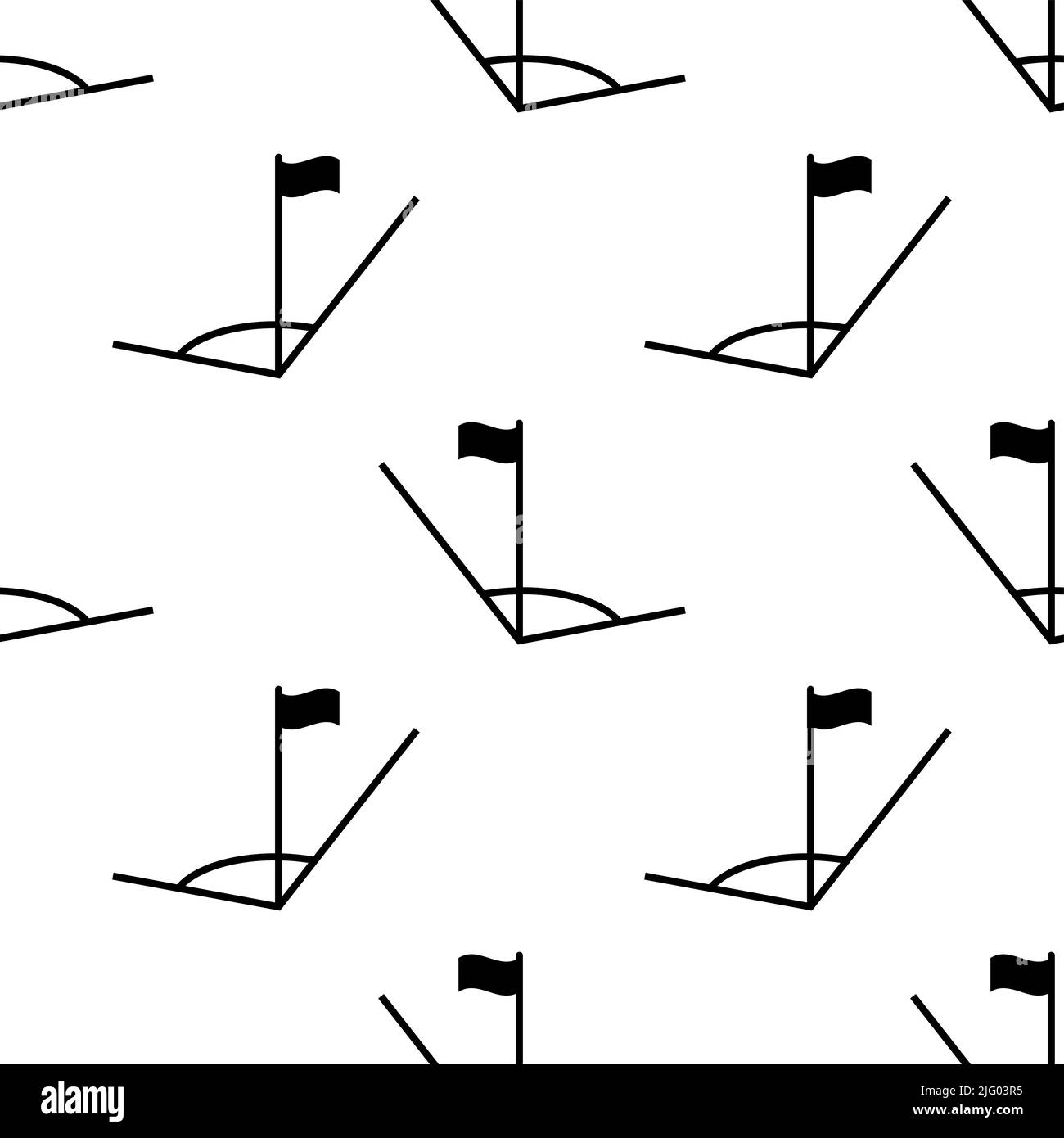 Corner Flag Icon Seamless Pattern, Football Soccer Field Flag, Sport ...
