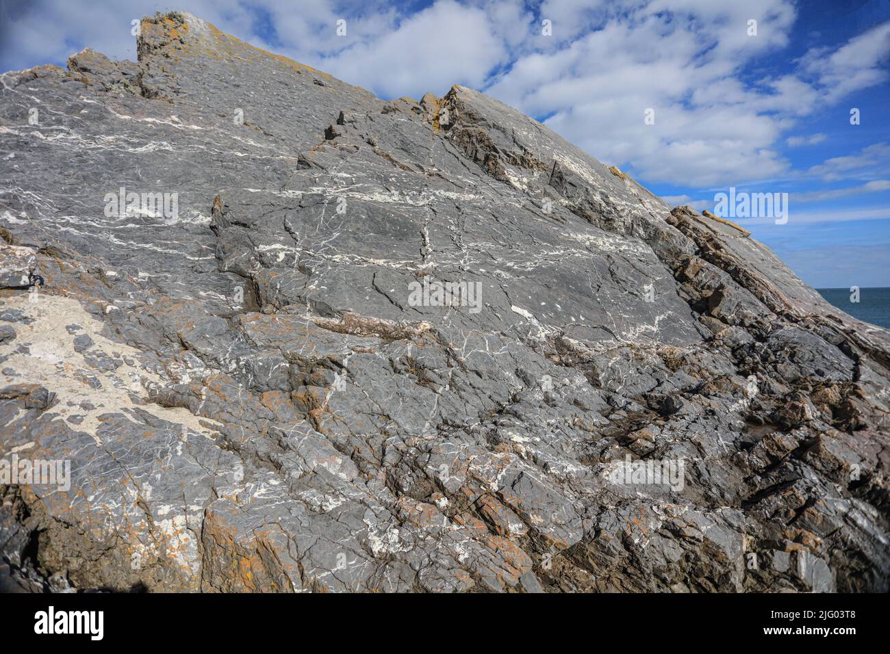 Triangle Point is a small promontory of overturned Middle Devonian ...