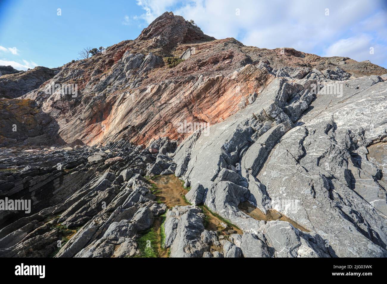 Daddyhole limestone hi-res stock photography and images - Alamy